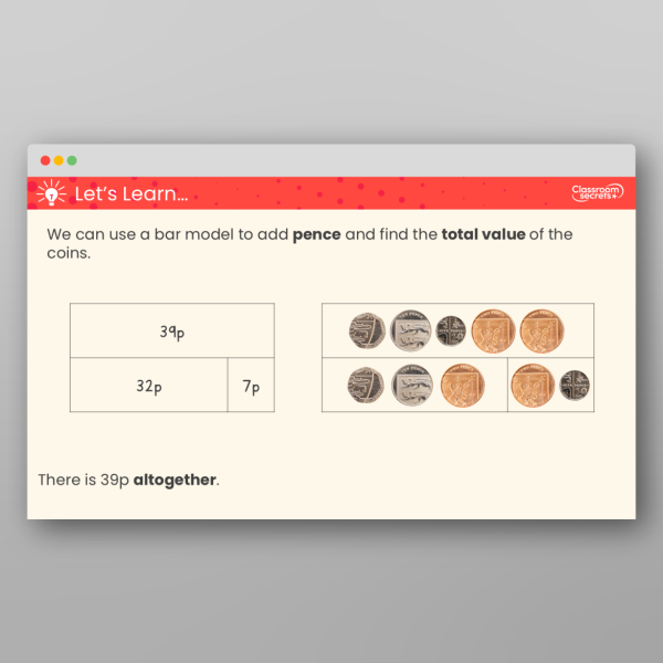 Classroom Secrets | Collection Page Year 2 Calculate With Money