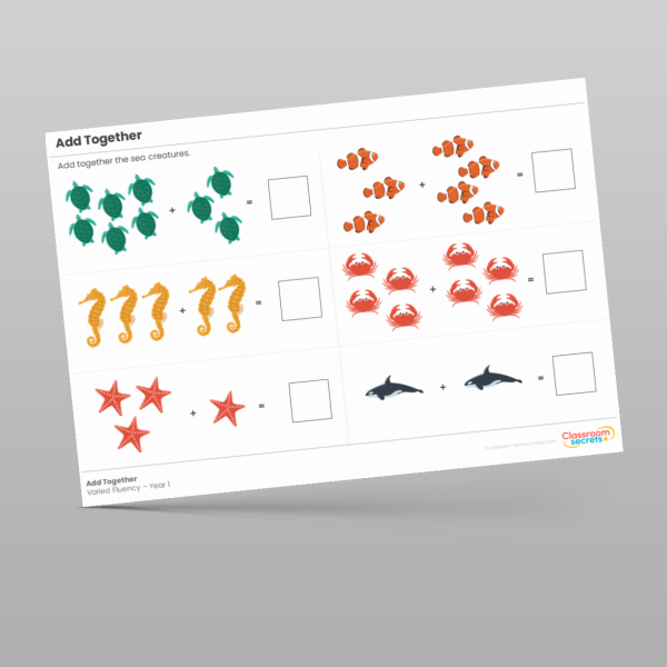 Add Together Varied Fluency Resource | Classroom Secrets