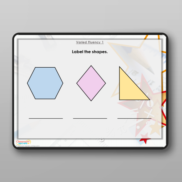 Year 3 Recognise And Describe 2d Shapes Modelling Ppt Resource ...