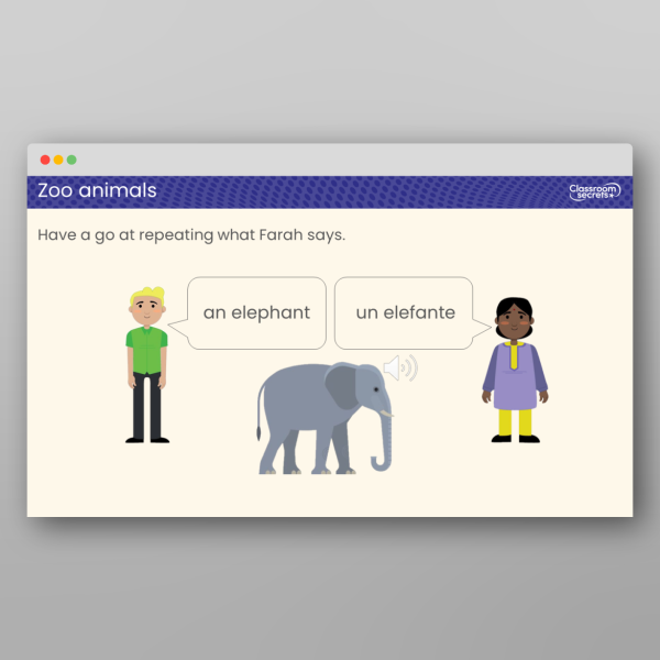 Year 4 Spanish Zoo Animals Teaching Ppt Resource | Classroom Secrets