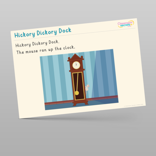 Eyfs Hickory Dickory Dock Powerpoint Resource | Classroom Secrets