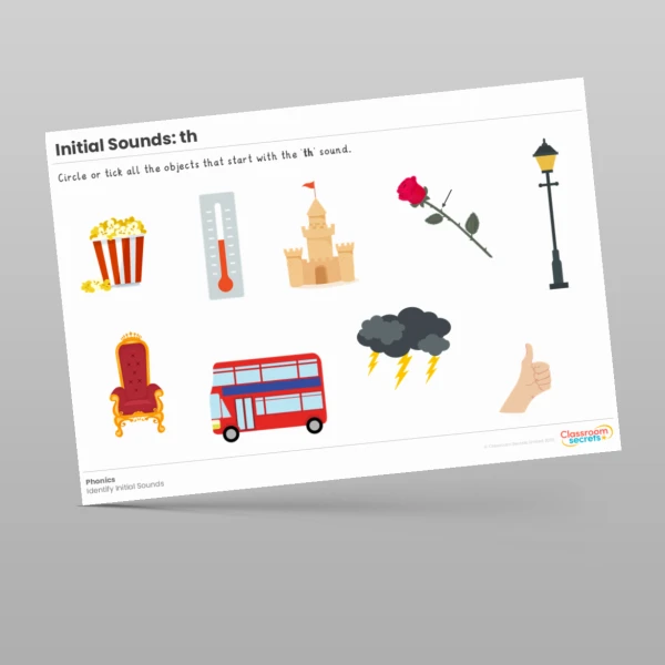 Eyfs Initial Sounds Worksheet R Resource | Classroom Secrets