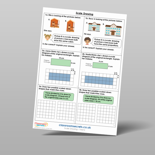 Scale Drawing Reasoning and Problem Solving Resource | Classroom Secrets