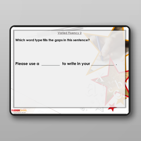 Year 6 Identifying Word Classes In Sentences Modelling Ppt Resource ...