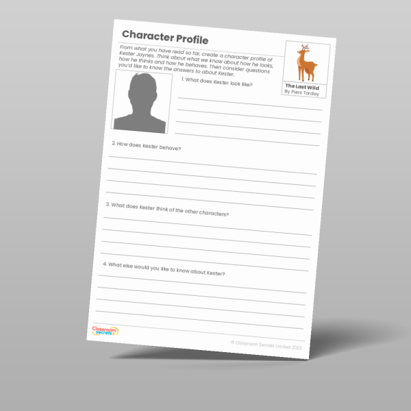 UKS2 The Last Wild Character Profile Resource | Classroom Secrets