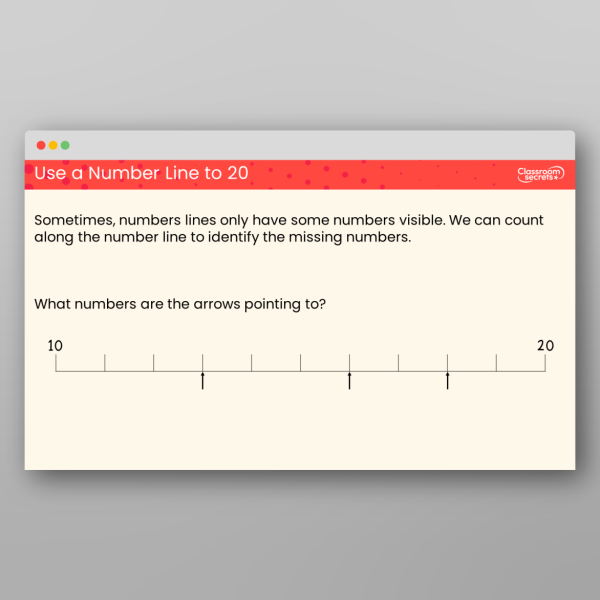 Year 1 Use A Number Line To 20 Teaching Ppt Resource | Classroom Secrets