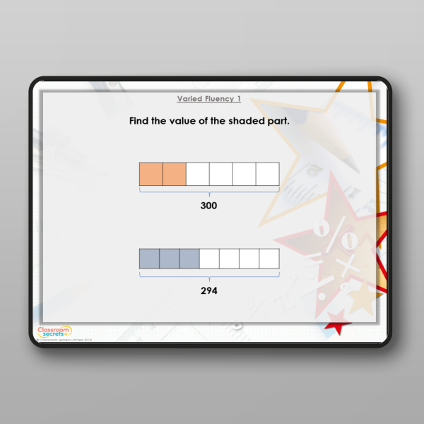 Year 6 Fraction Of An Amount Modelling Ppt Resource | Classroom Secrets