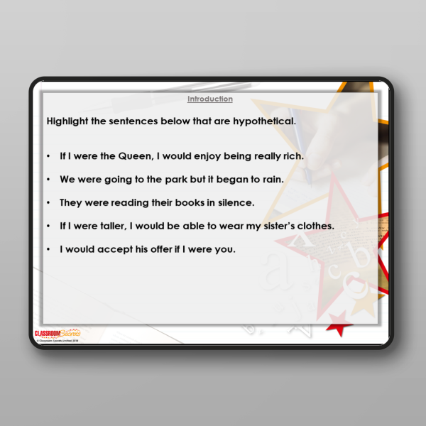 Year 6 Recognising Subjunctive Form Modelling Ppt Resource | Classroom ...