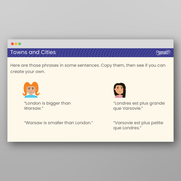 Year 6 French Towns And Cities Teaching Ppt Resource | Classroom Secrets