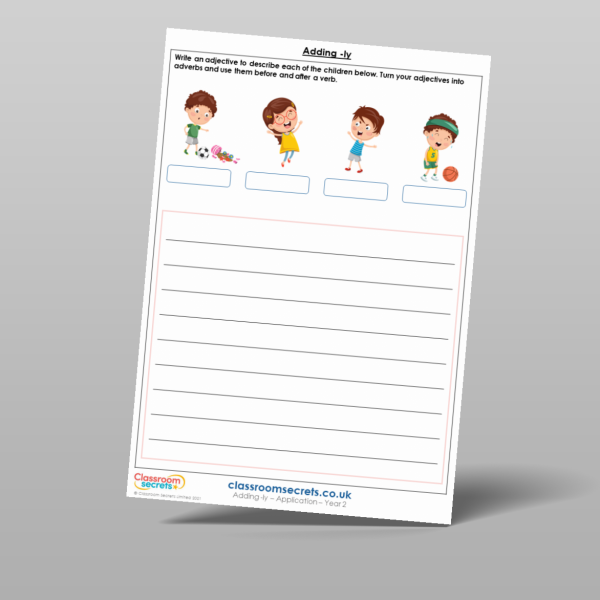 Year 2 Adding Ly Application Resource | Classroom Secrets
