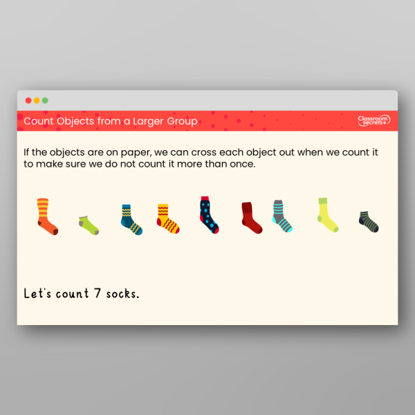 Year 1 Count Objects From A Larger Group Teaching Ppt Resource | Classroom Secrets
