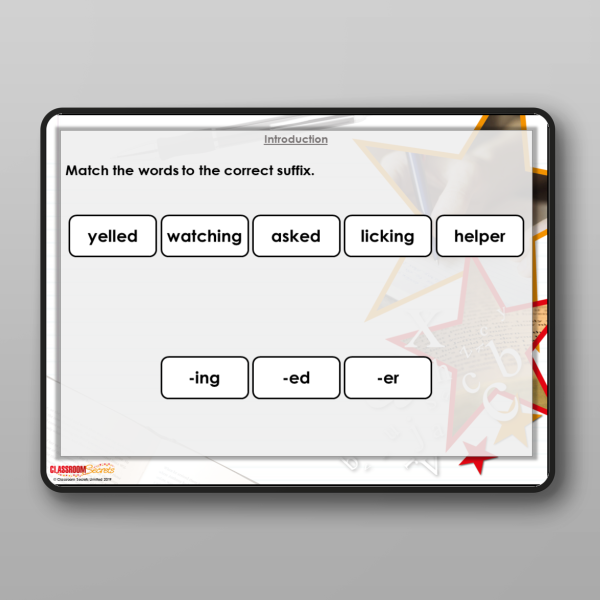 Year 1 Using Ing Ed And Er Modelling Ppt Resource Classroom Secrets
