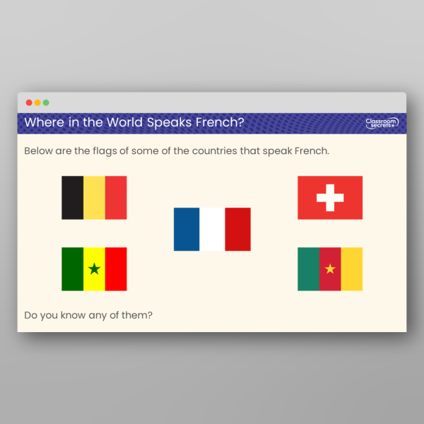 Year 4 Where In The World Speaks French Teaching Ppt Resource ...