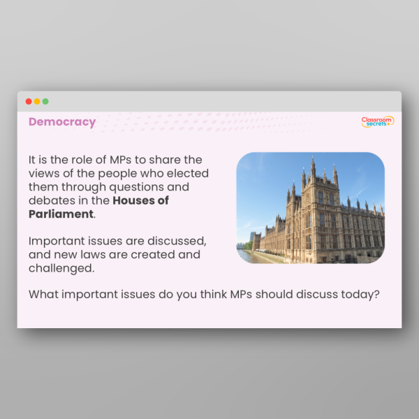 KS2 Values Democracy Ppt Resource | Classroom Secrets