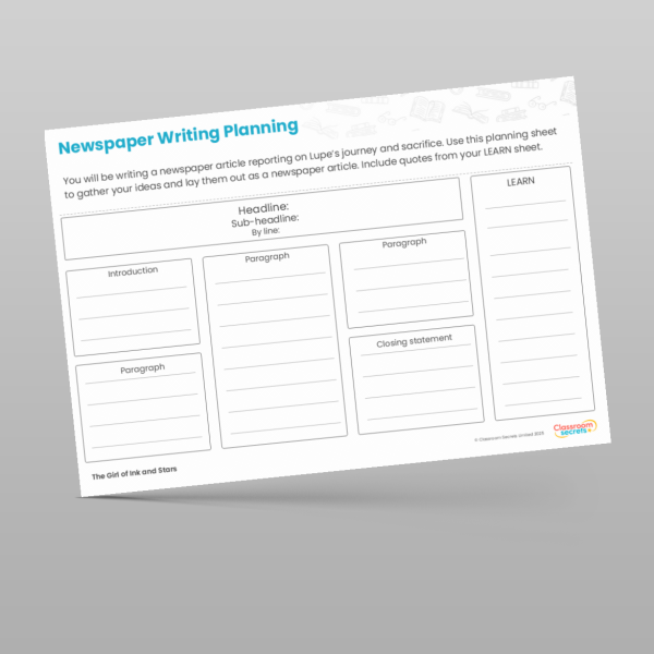 UKS2 The Girl Of Ink And Stars Writing Unit Writing Planning And Word ...
