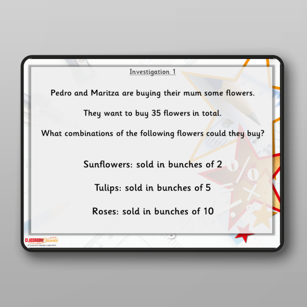 Year 2 Combinations Of Amounts Investigation Resource | Classroom Secrets