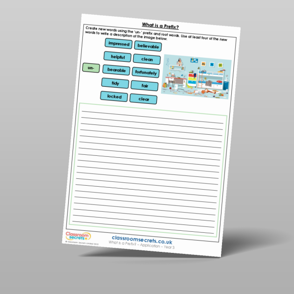 Year 3 What Is A Prefix Application Resource | Classroom Secrets