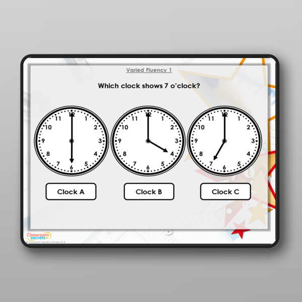 Year 1 Tell The Time To The Hour Modelling Ppt Resource | Classroom Secrets