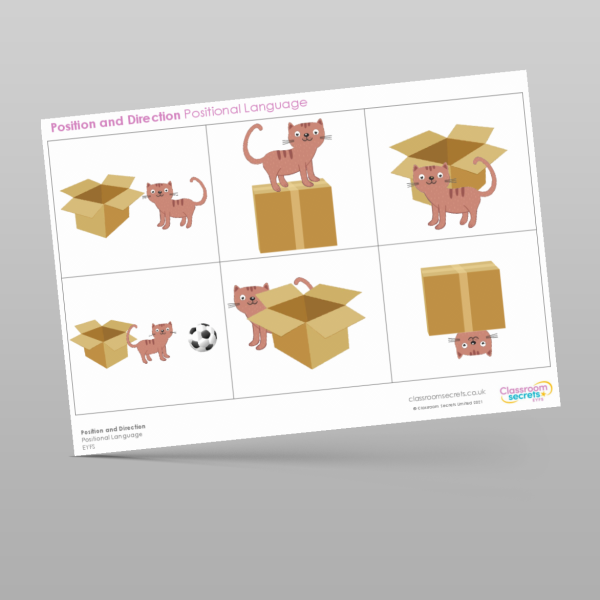 Eyfs Positional Language Learning Activity Resource | Classroom Secrets