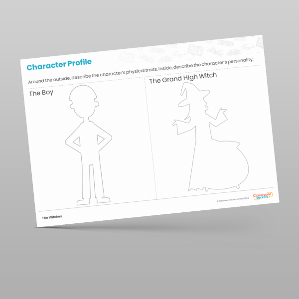 The Witches Writing Unit Character Profile Resource | Classroom Secrets