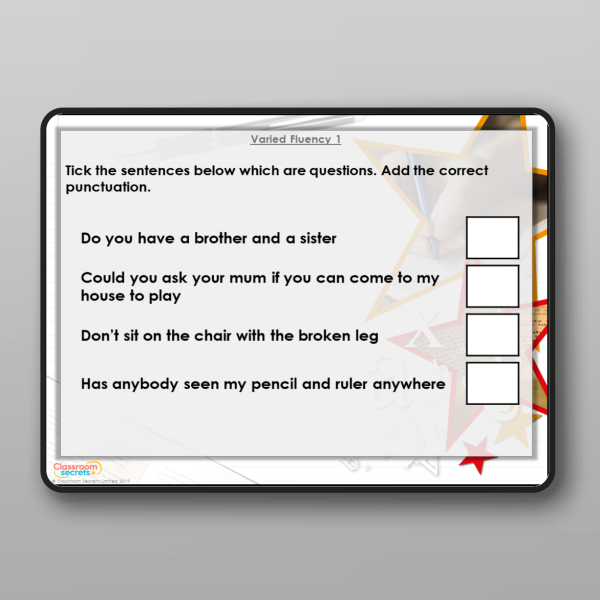 Year 2 Consolidation Of Sentences Types 1 Modelling Ppt Resource ...