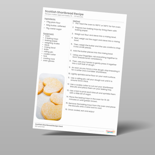 KS1 And Ks2 Burns Night Recipes Resource | Classroom Secrets