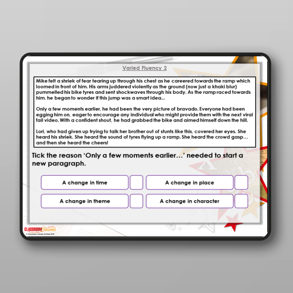 Year 6 Using Devices To Build Cohesion Modelling Ppt Resource Classroom Secrets