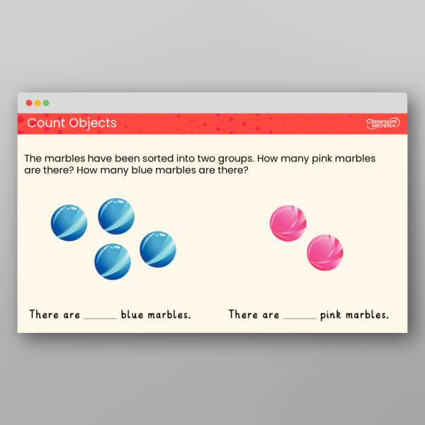 Year 1 Count Objects Teaching Ppt Resource | Classroom Secrets