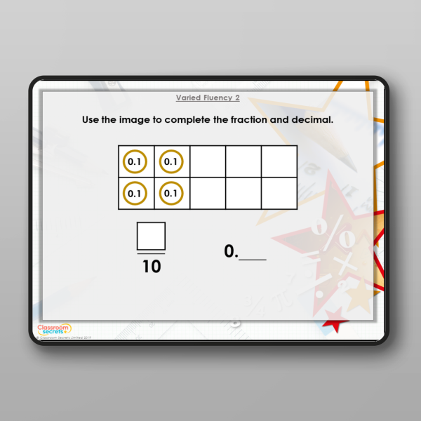 Year 3 Tenths As Decimals Modelling Ppt Resource | Classroom Secrets