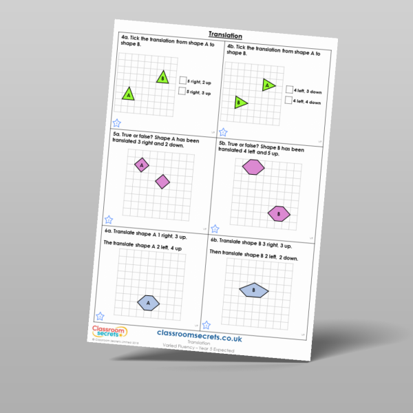 Year 5 Translation Varied Fluency Resource | Classroom Secrets