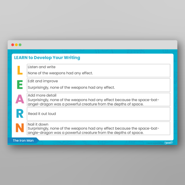 LKS2 The Iron Man Writing Unit Ppt Resource | Classroom Secrets