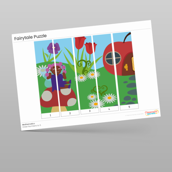 Eyfs Fairytale Ordering Numbers Puzzle Resource | Classroom Secrets
