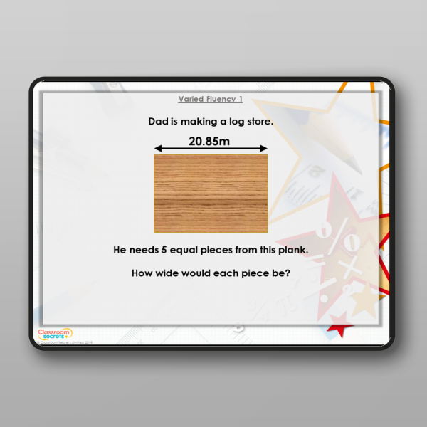 Year 6 Division To Solve Problems Modelling Ppt Resource | Classroom ...