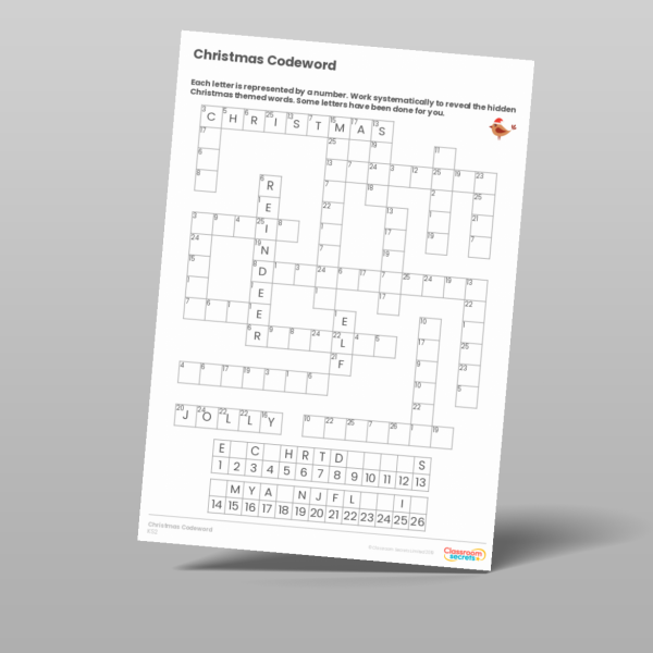 KS2 Christmas Codeword Resource | Classroom Secrets