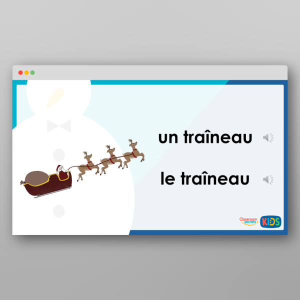 KS2 French Christmas Vocabulary Teaching Ppt Resource | Classroom Secrets