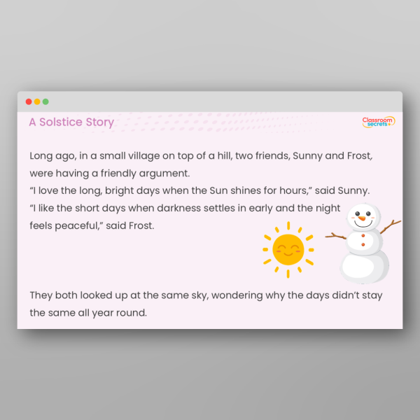 Whole School Assembly A Solstice Story Resource | Classroom Secrets