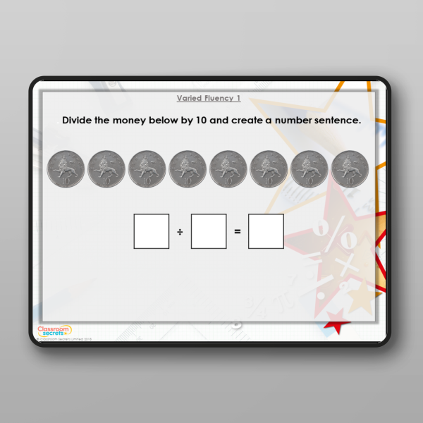 Year 2 Divide By 10 Modelling Ppt Resource | Classroom Secrets