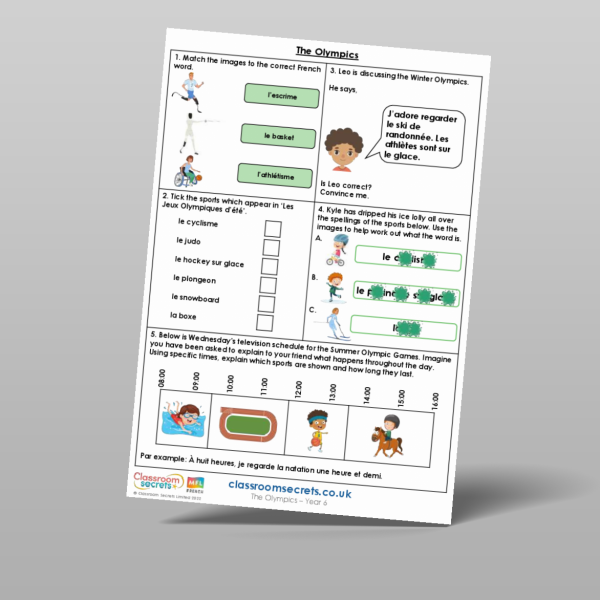 Year 6 The Olympics Main Activity Resource | Classroom Secrets