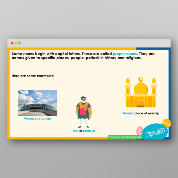 Year 3 Types Of Nouns Teaching Ppt Resource | Classroom Secrets