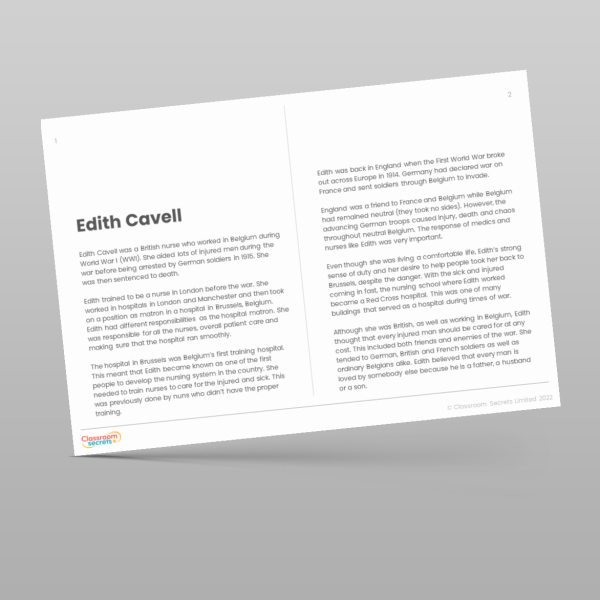 Year 3 Reading Skills Edith Cavell Resource | Classroom Secrets