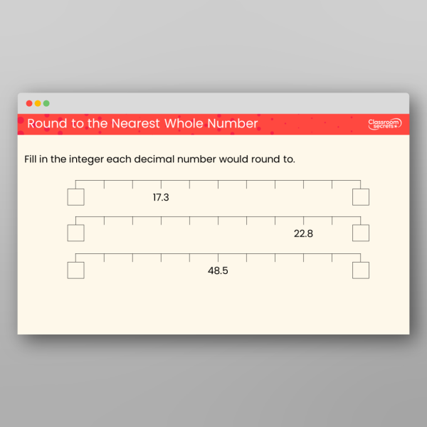 Year 4 Round To The Nearest Whole Number Teaching Ppt Resource ...