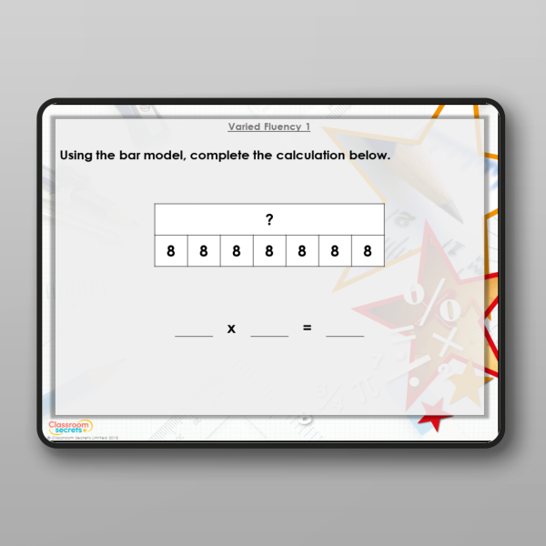 Year 3 The 8 Times Table Modelling Ppt Resource | Classroom Secrets