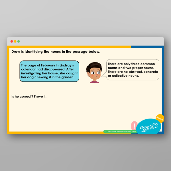 Year 3 Using Different Types Of Nouns Teaching Ppt Resource | Classroom ...