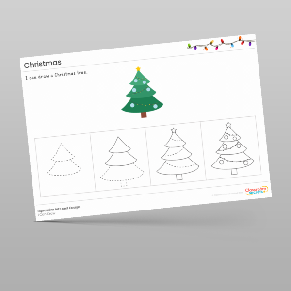 Eyfs Christmas I Can Draw Resource | Classroom Secrets