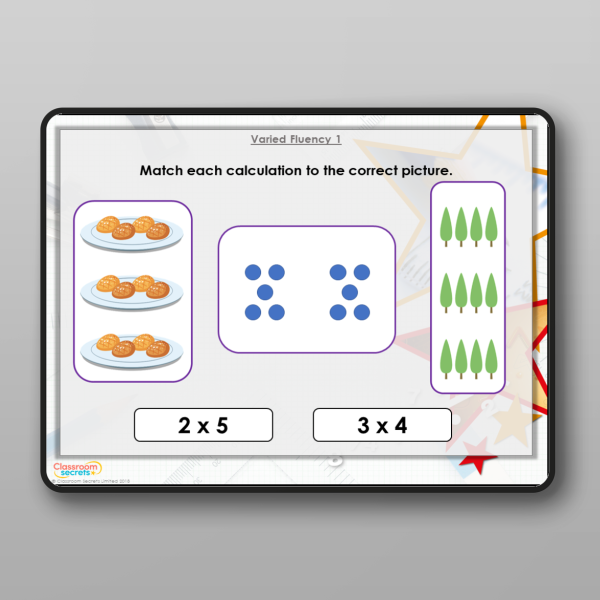 Year 2 Multiplication Sentences Modelling Ppt Resource | Classroom Secrets