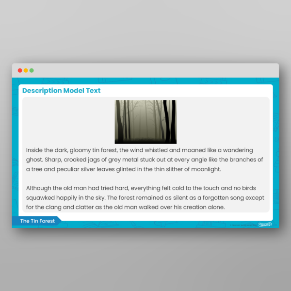 LKS2 The Tin Forest Writing Unit Teaching Ppt Resource | Classroom Secrets