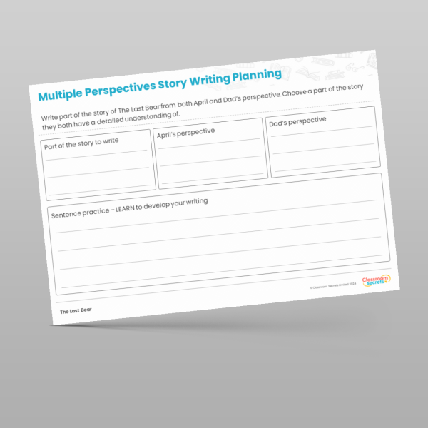 Year 6 The Last Bear Writing Unit Writing Planning Resource | Classroom ...