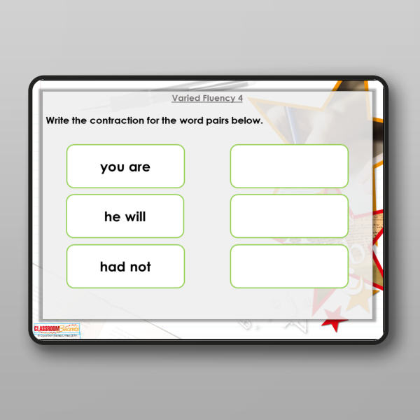 Year 2 Using Simple Contractions Modelling Ppt Resource Classroom Secrets