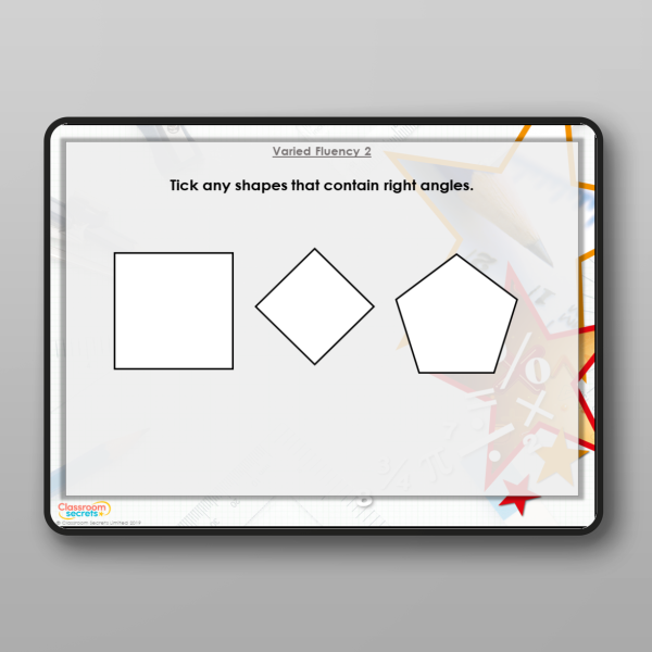 Year 3 Right Angles Modelling Ppt Resource | Classroom Secrets