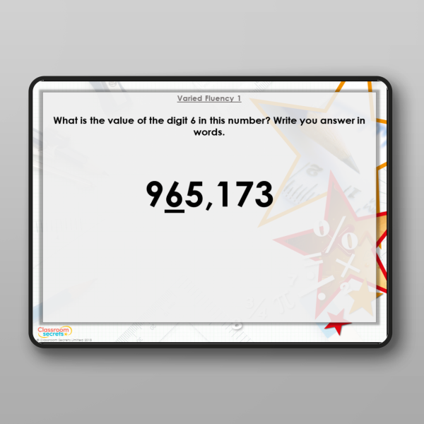 Year 5 Read And Write Numbers To 1 000 000 Modelling Ppt Resource ...